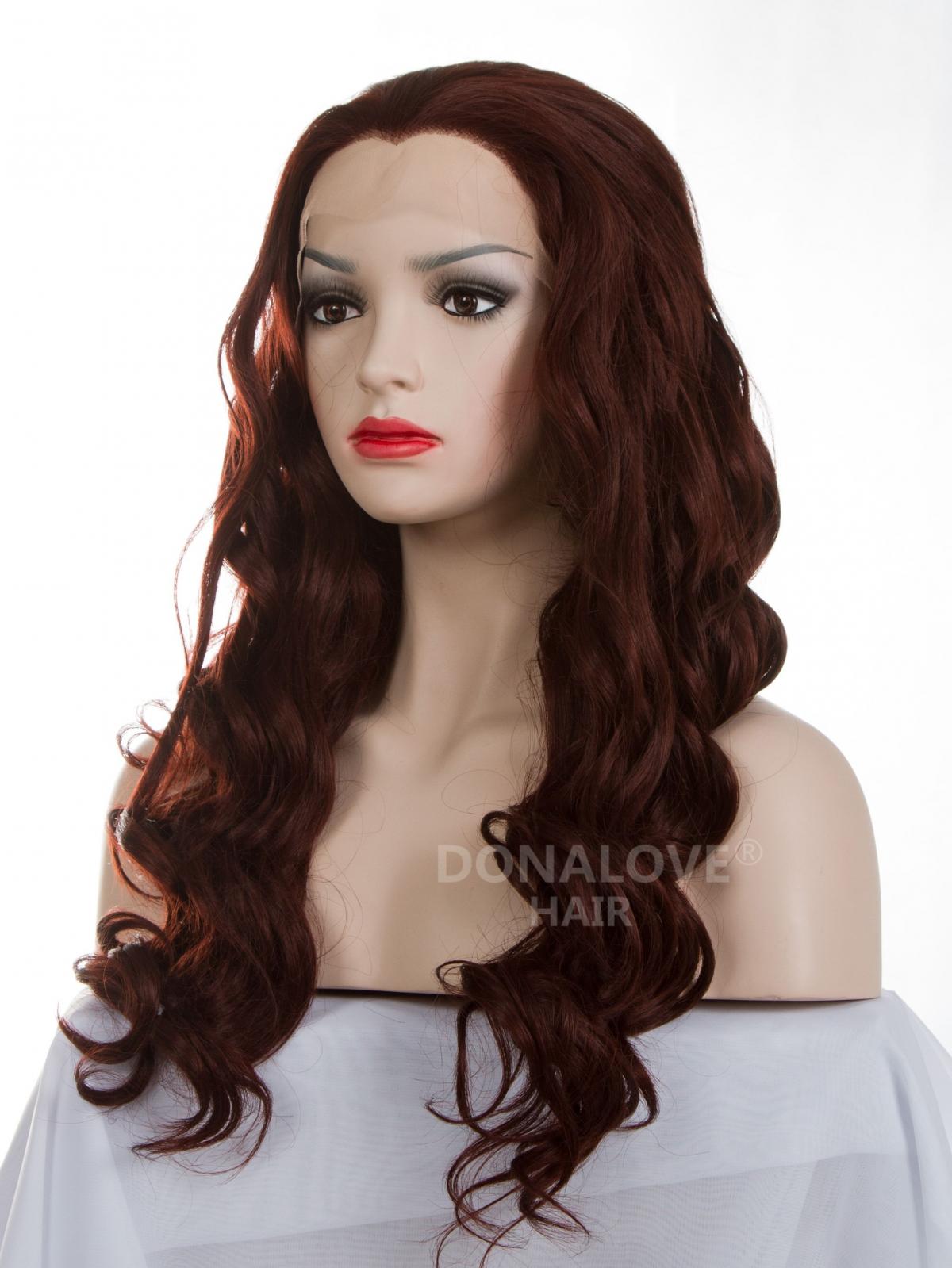 #35 mid back length Wavy Synthetic Lace Wig-SNY009 - SYNTHETIC WIGS ...