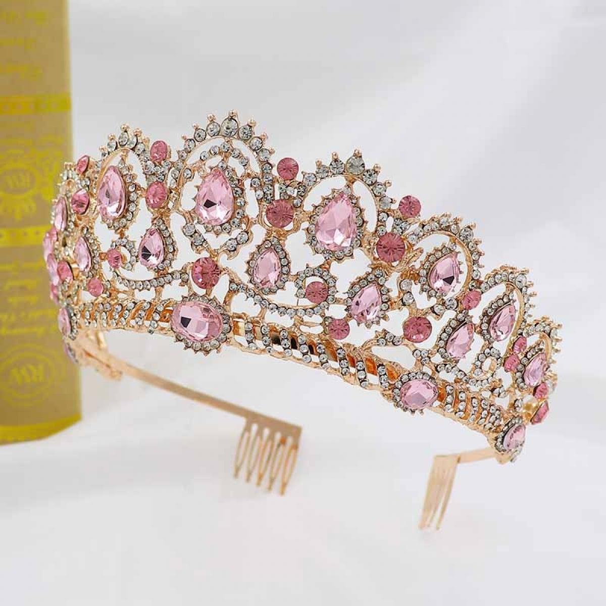BAROQUE BRIDAL CROWN AC056 - ACCESSORIES - DonaLoveHair